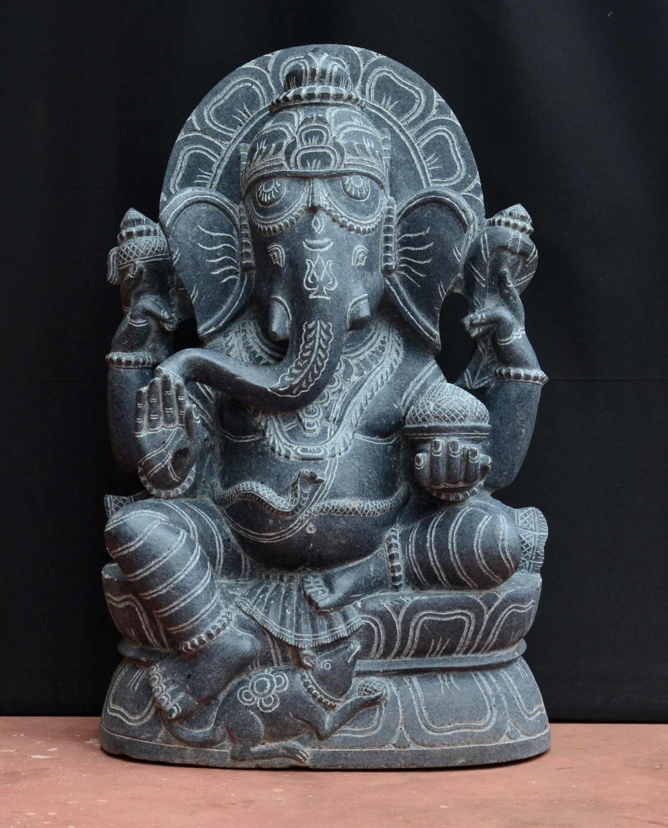 Ganesha Stone Statue