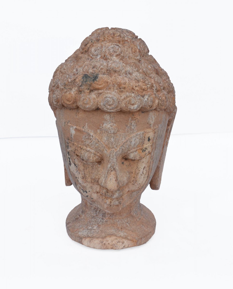 Stone Buddha Head Statues, Bust, Face idols - CRAFTS ODISHA
