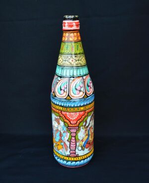 Painting bottles - CRAFTS ODISHA