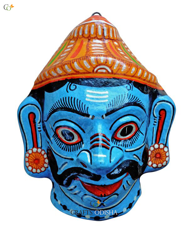 Lankapati Ravan – Paper Mache Mask Wall Hanging | Crafts Odisha