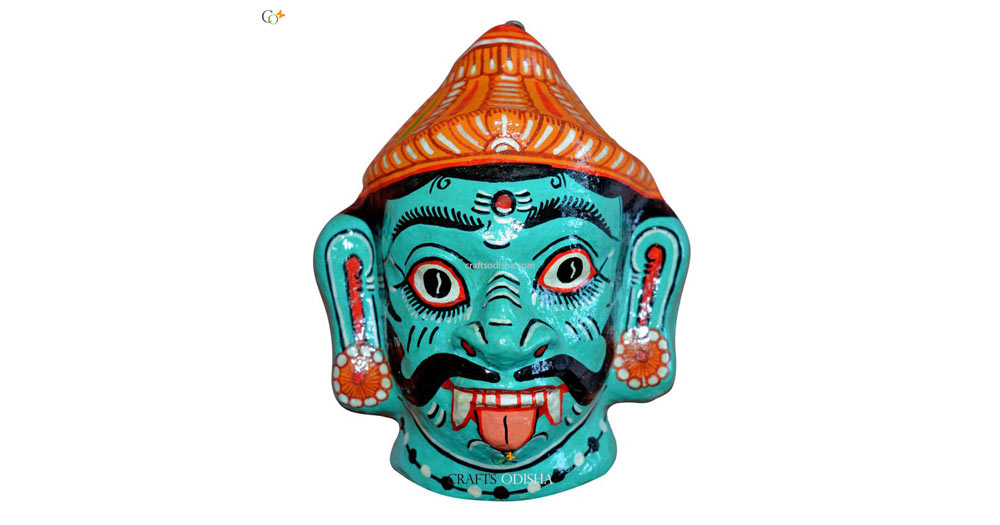 Ravana – Paper Mache Mask | CRAFTS ODISHA