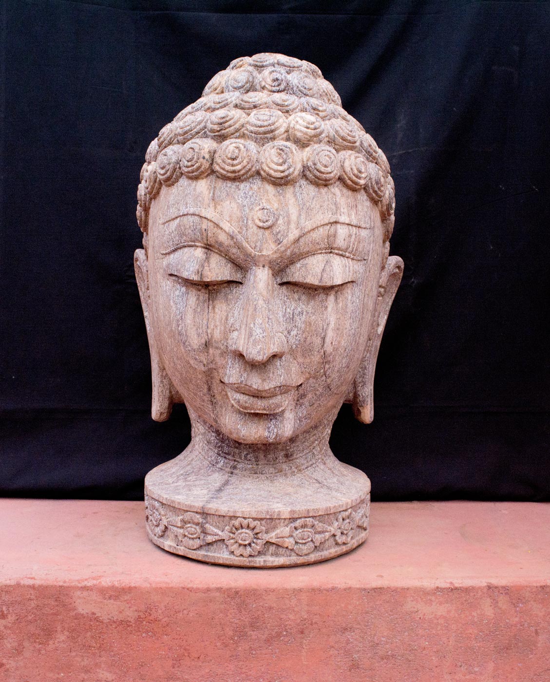 Stone Buddha Head Statues, Bust, Face idols - CRAFTS ODISHA