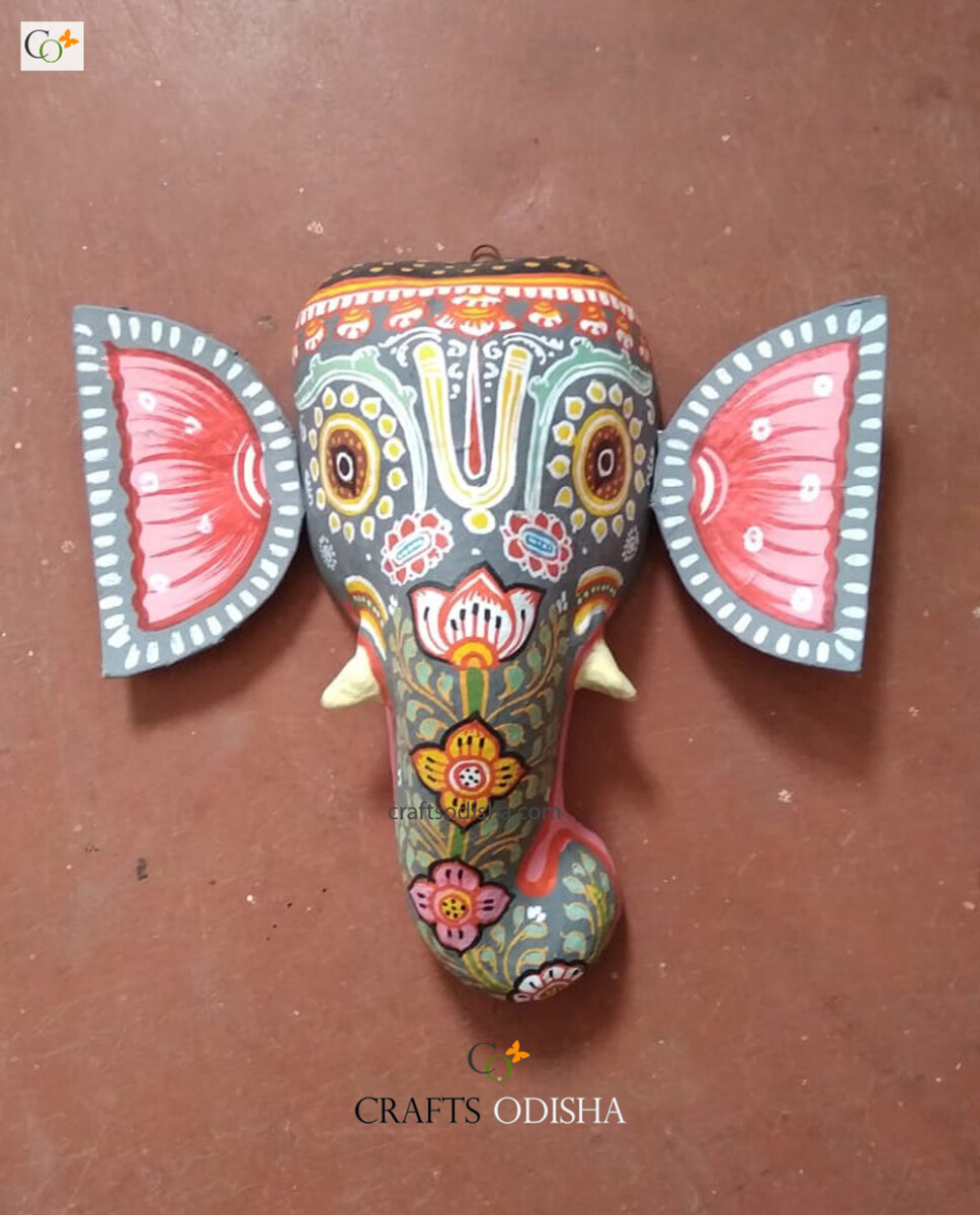 Paper Mache Elephant Mask