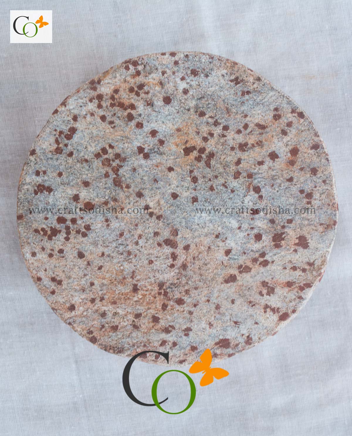 Buy Sandstone Natural Rubbing Stone Chandan Patta 5 inch | Crafts Odisha