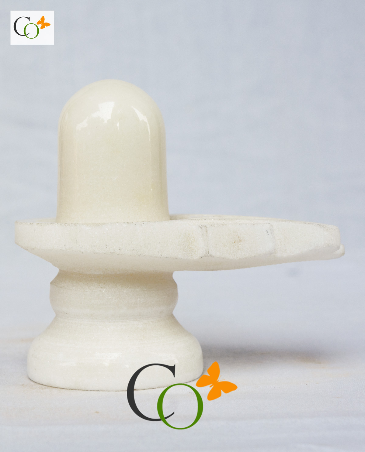 Marble Stone White Shivling Statue 3 inch| Crafts Odisha