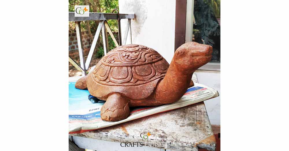 Sandstone Turtle Vastu Feng Shui Tortoise for Home Garden | CRAFTS ODISHA