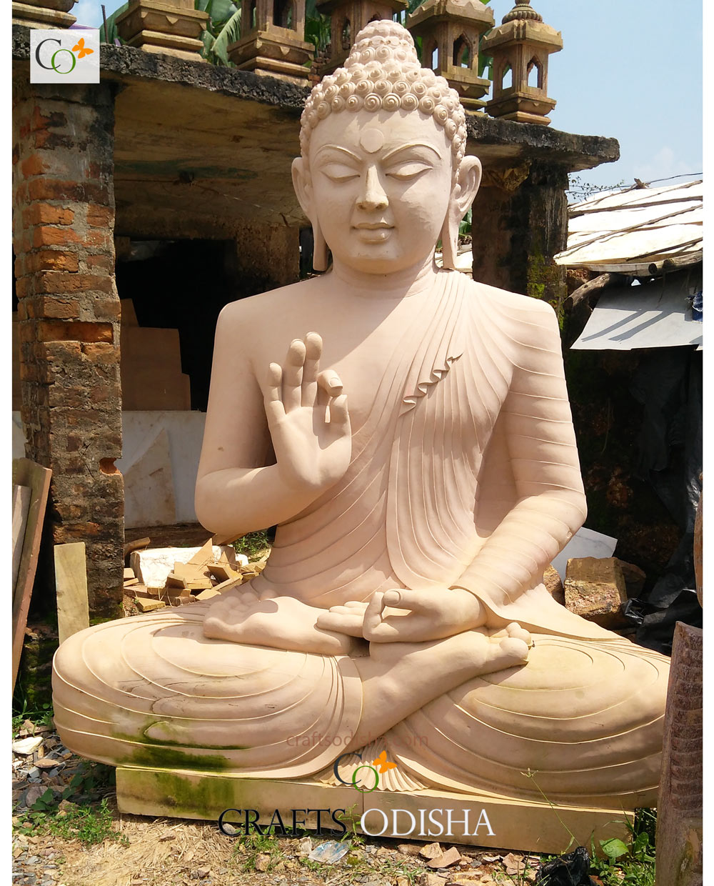 Sitting Buddha Statues - CRAFTS ODISHA