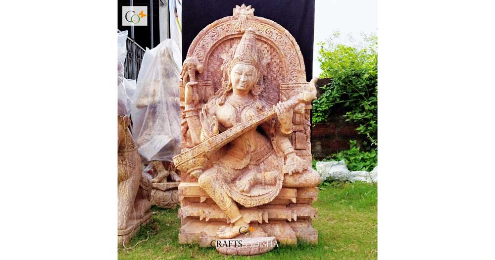 Buy Saraswati Statues, Idol, Murti Online - CRAFTS ODISHA