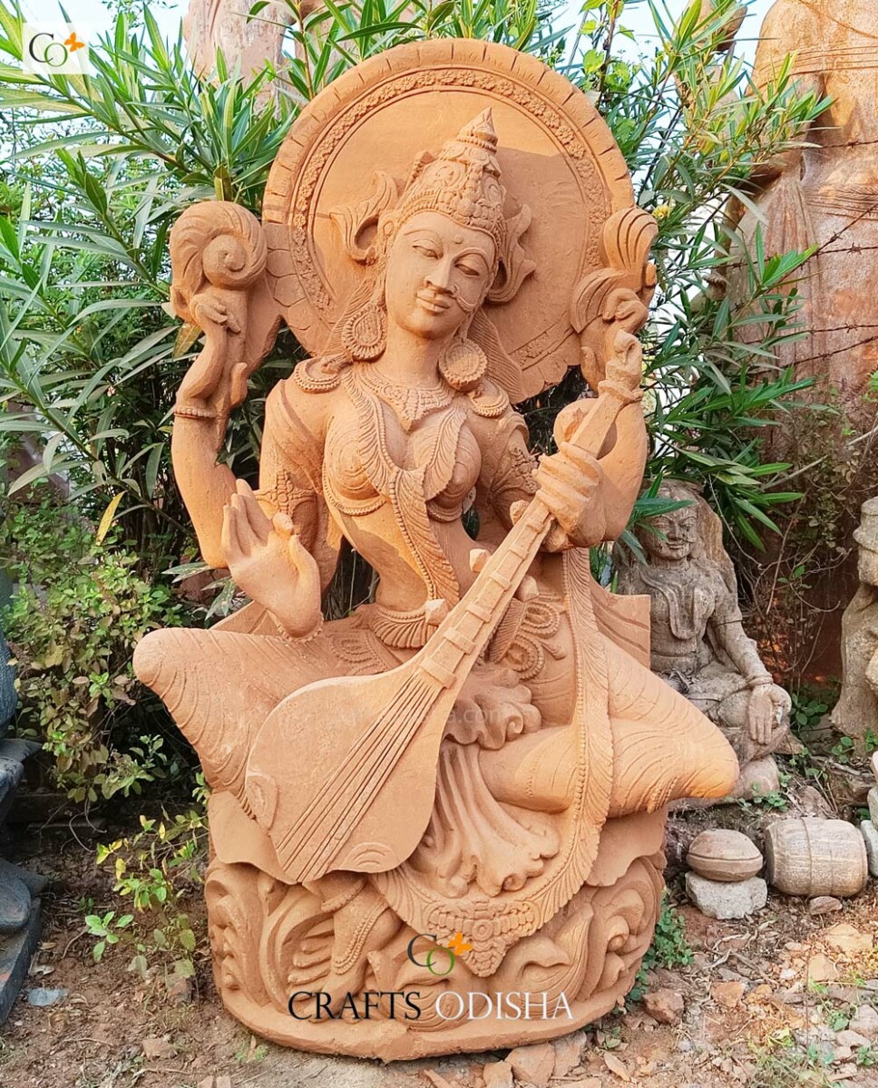 Buy Saraswati Statues, Idol, Murti Online - CRAFTS ODISHA