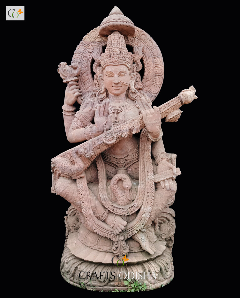Buy Saraswati Statues, Idol, Murti Online - CRAFTS ODISHA