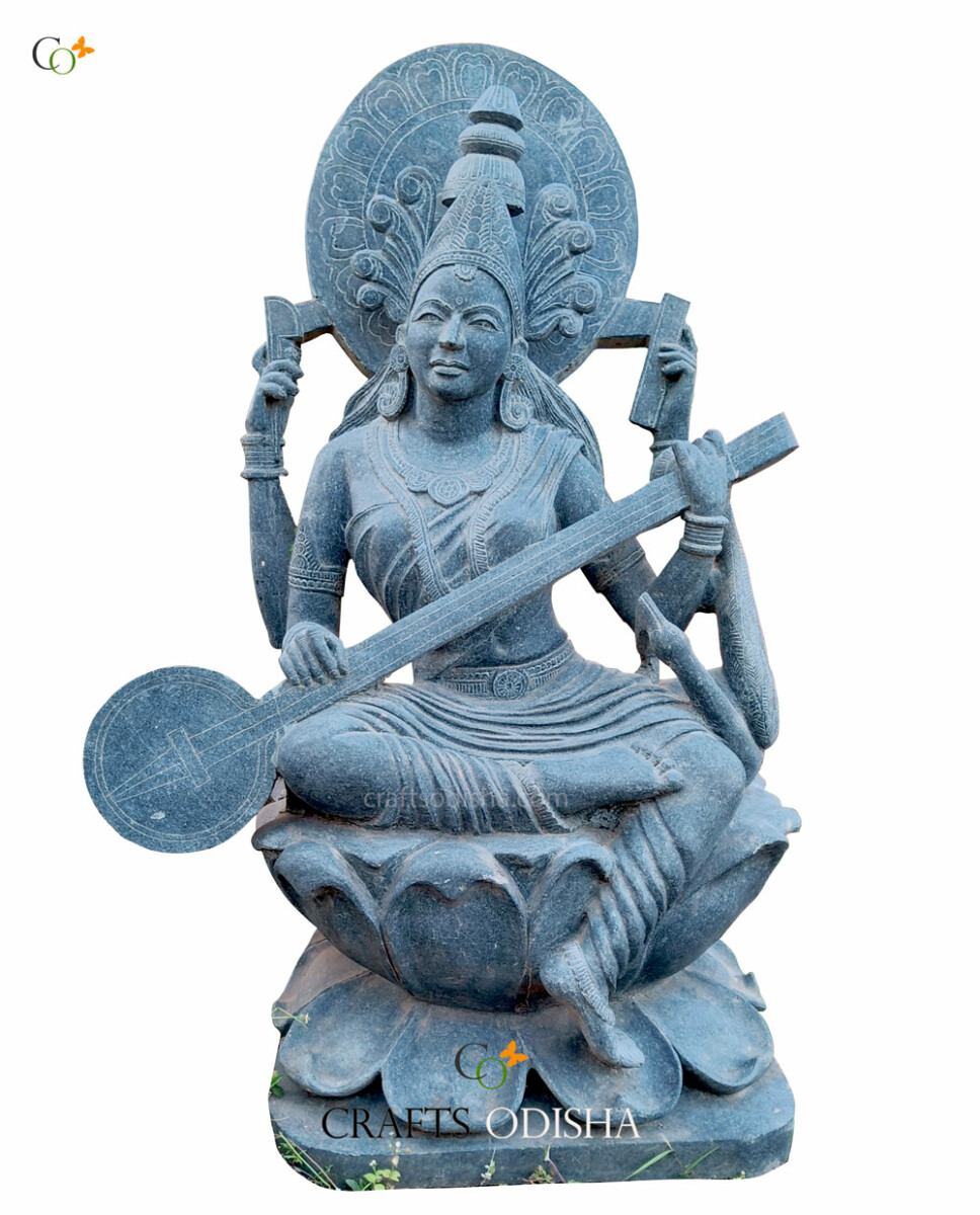 Buy Saraswati Statues, Idol, Murti Online - CRAFTS ODISHA